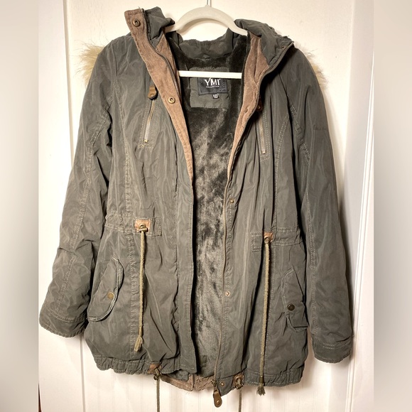 YMI | Jackets & Coats | Sherpa Lined Winter Coat Jacket | Poshmark